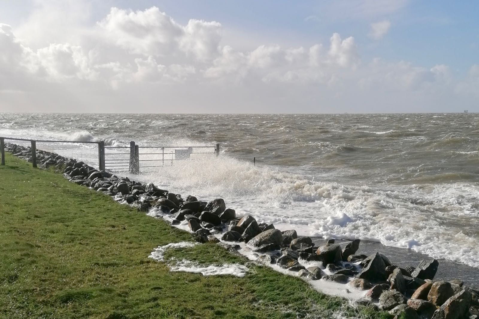 Die erste Sturmflut - Schutzstation Wattenmeer